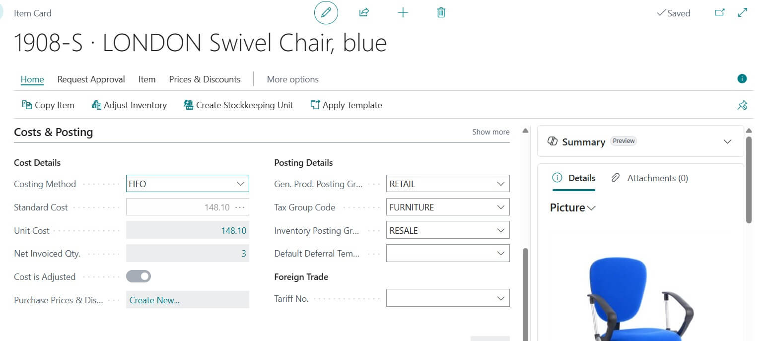 How to Create an Item Card Step by Step Setup Guide