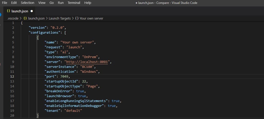 START BUSINESS CENTRAL DEVELOPMENT ( CODING )