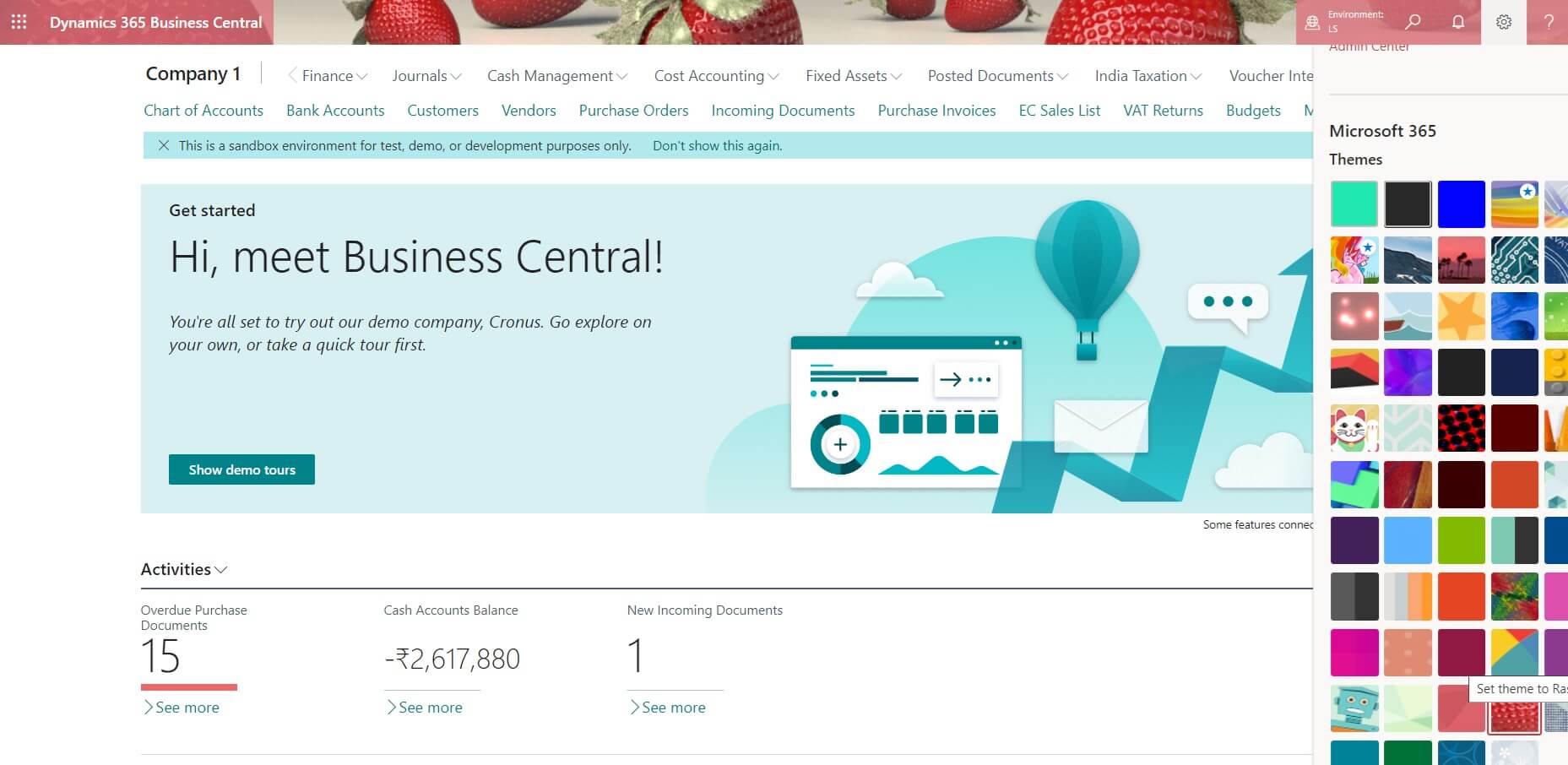 Display Company Logo in Business Central and Change the Theme color