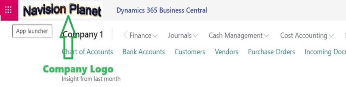 Display Company Logo in Business Central and Change the Theme color