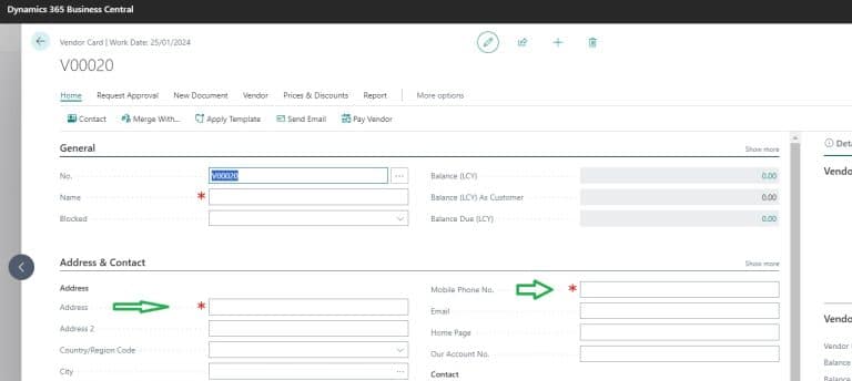 Making Fields Mandatory In Dynamics 365 Business Central