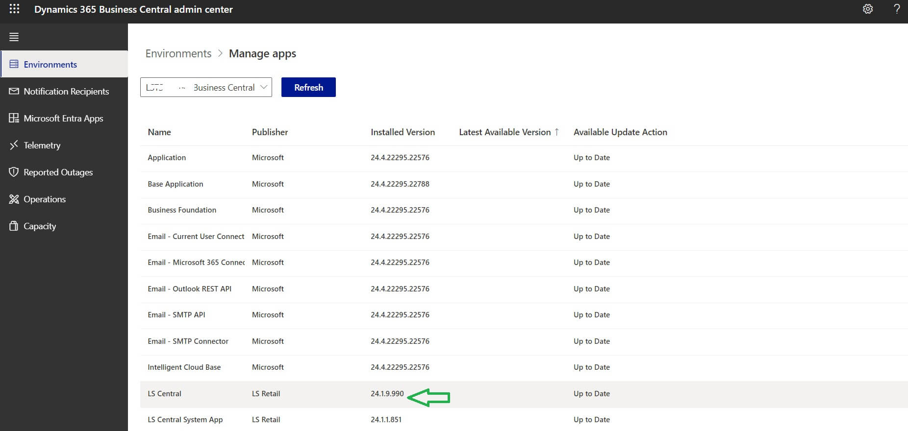 How to Update Addon App Extension in Business Central