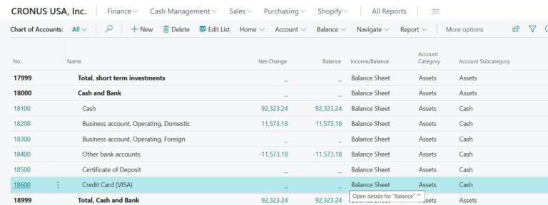 Business Central Chart of Accounts Setup - Step by Step Guide