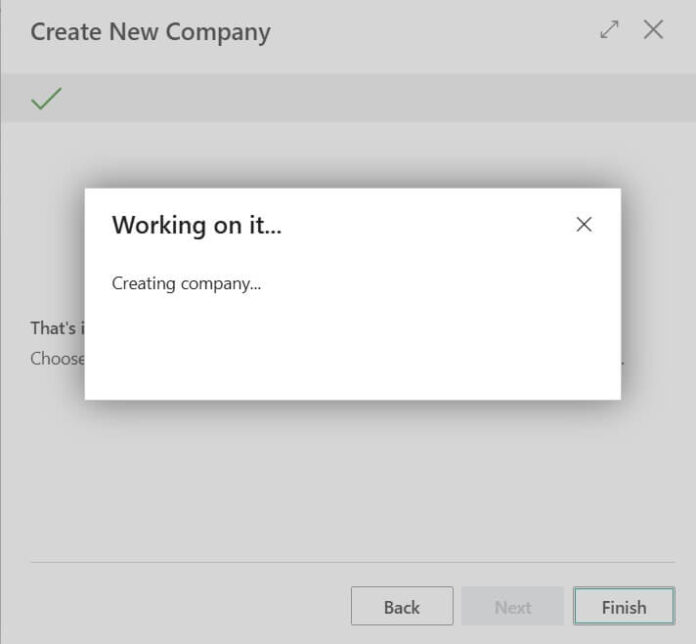 How to Create a New Company in Business Central