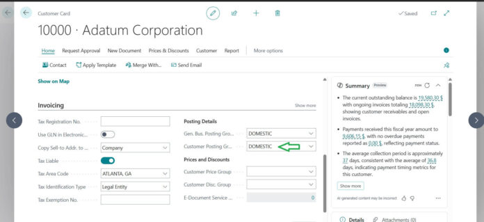 How to Setup Customer Posting Groups in Business Central