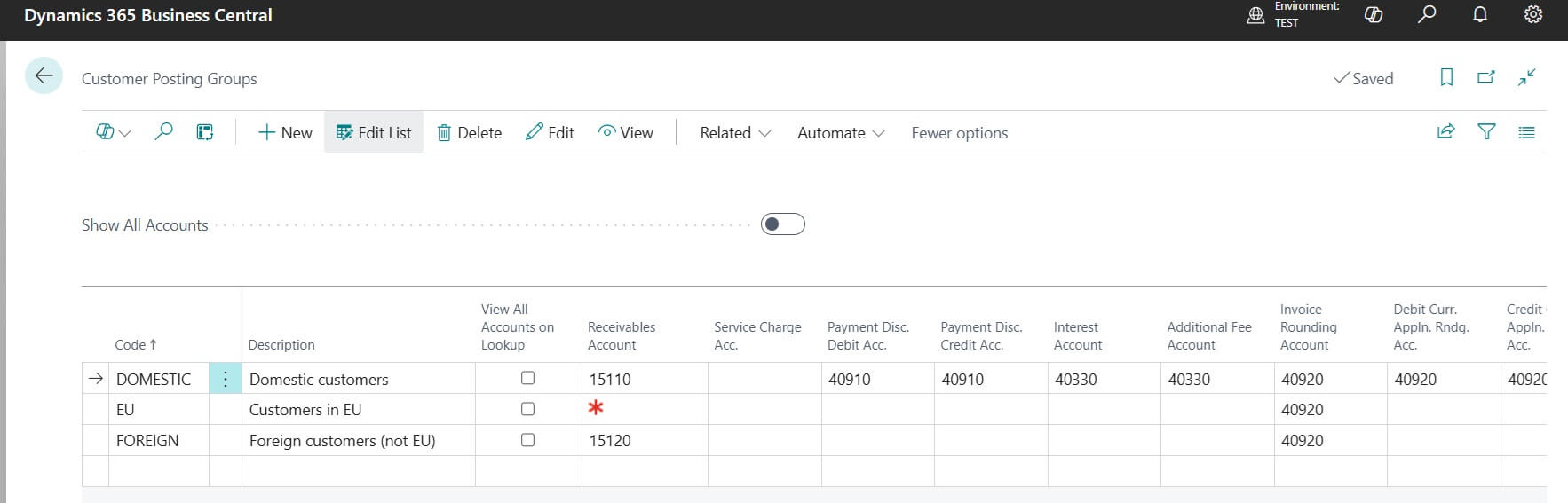 How to Setup Customer Posting Groups in Business Central