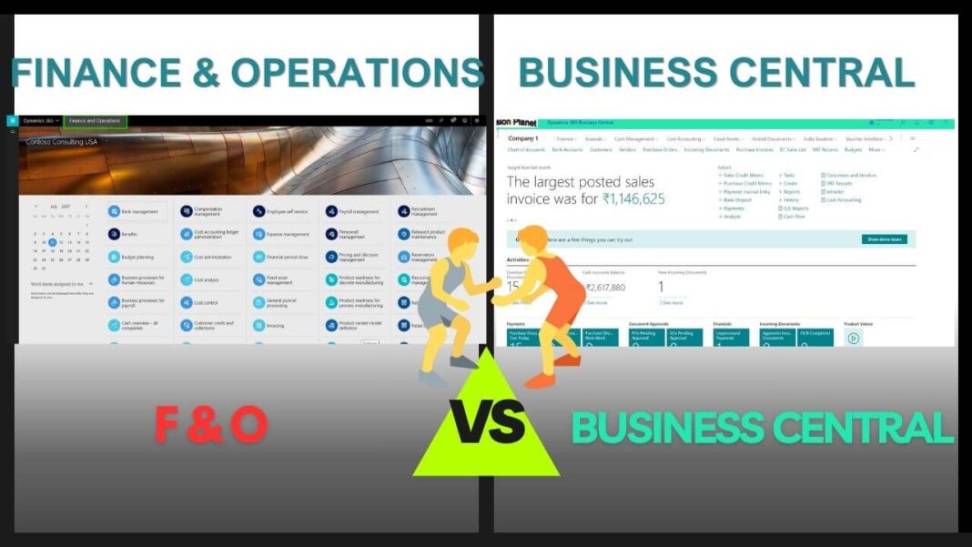 Dynamics 365 Business Central vs Finance & Operations Comparison