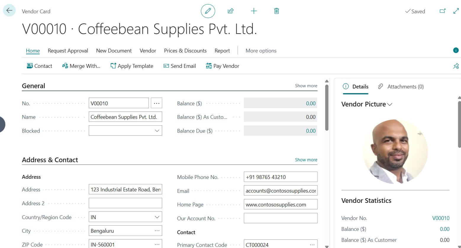 Vendor Creation and Posting Group Setup in Business Central