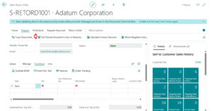 How to Post a Sales Return Order in Business Central