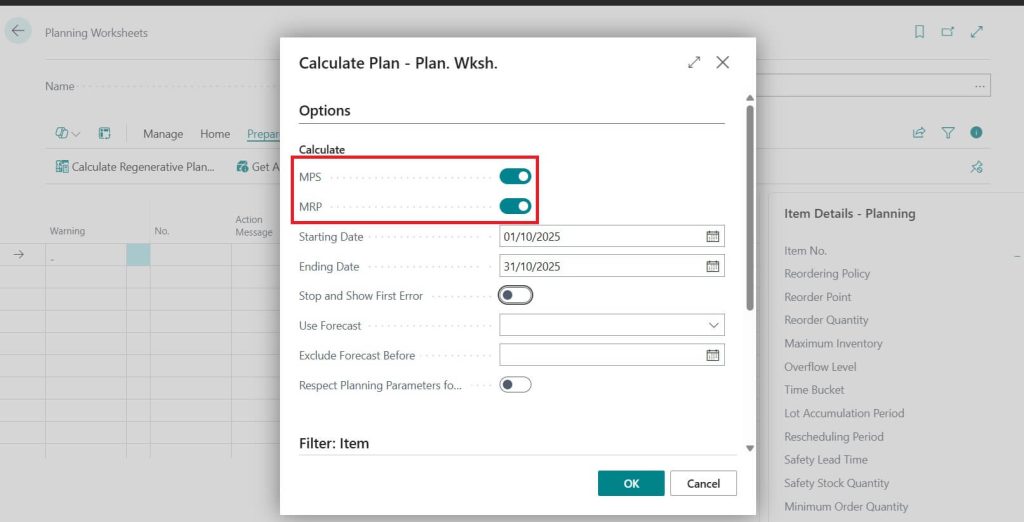 MRP vs MPS - What is the Difference in Business Central